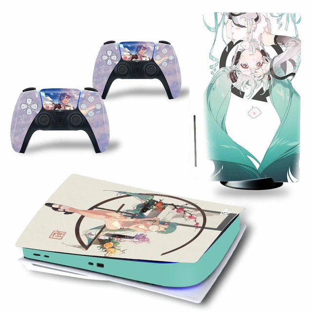 MIKU HATSUNE ANIME Sony PS5 Playstation 5 Skin Aufkleber Schutzfolie ...