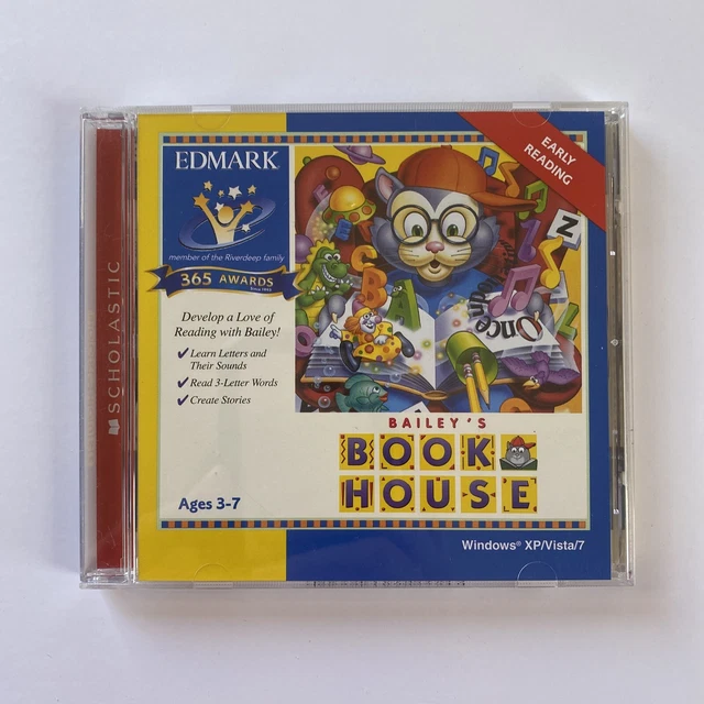 BAILEY'S BOOK HOUSE Ages 3-7 (2010) PC CD ROM Kids Video Game ...