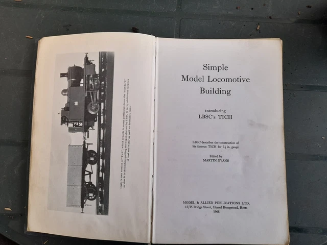 LIVE STEAM MODEL Locomotive Building - LBSC (Tich) £15.99 - PicClick UK