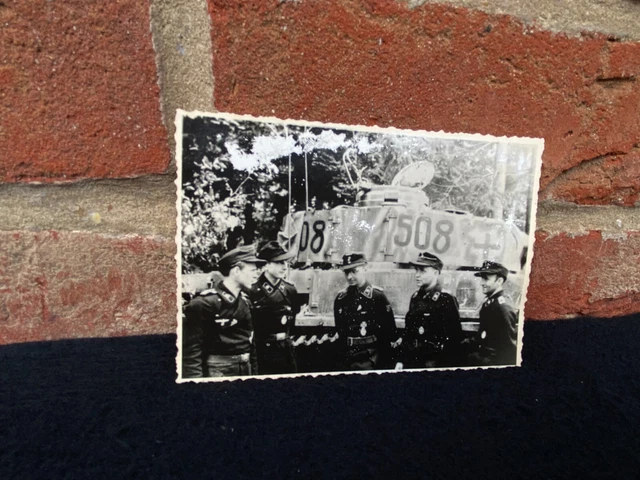 WW2 GERMAN TIGER Tank & Crew Russian Front Photo Postcard Ukrainian ...