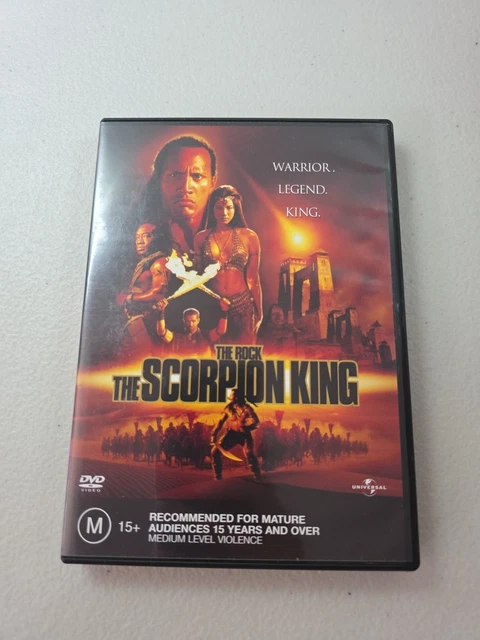THE SCORPION KING (DVD, 2002) The Rock Dwayne Johnson - Free Post GC $5 ...