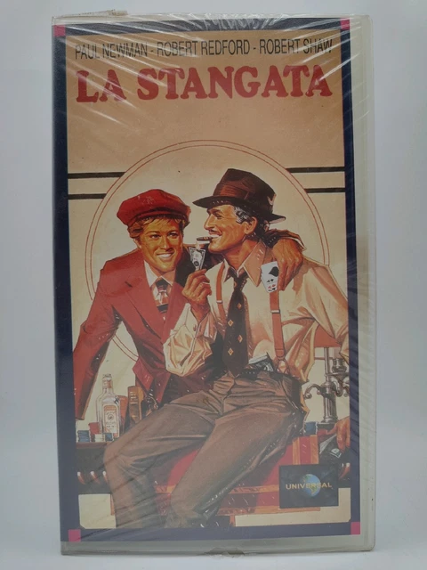 VHS FILM LA STANGATA Paul Newman Robert Redford CIC UVS ROBERT SHAW ...