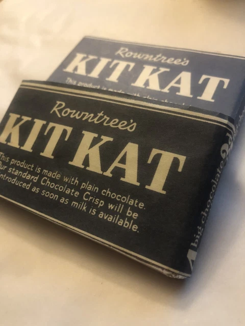 2X 1940S WW2 Home Front Original Kit Kat Chocolate Bars, A Rare Piece ...