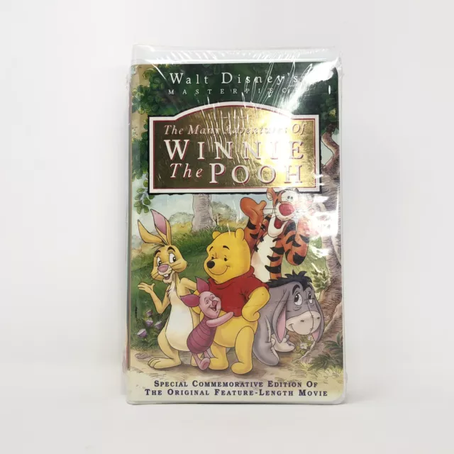 The Many Adventures Of Winnie The Pooh Vhs 1996 New Sealed Clamshell