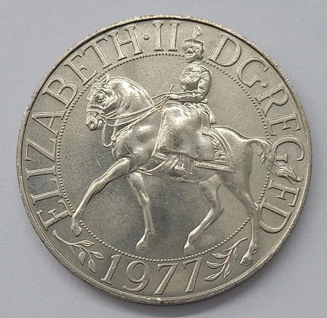 1977 QUEEN ELIZABETH II Silver Jubilee Commemorative Crown Coin £3.99 ...