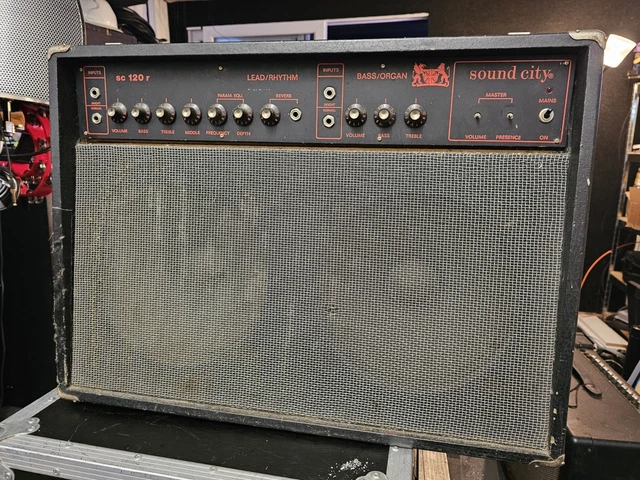 VINTAGE SOUND CITY Sc120r Guitar Bass/Organ Amplifier Amp £103.64 ...