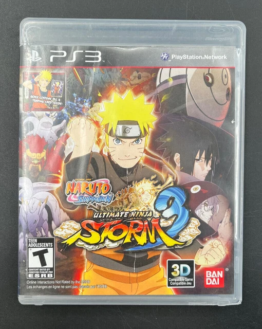 NARUTO SHIPPUDEN: ULTIMATE Ninja Storm 3 (PS3) w/ Manual *TESTED ...