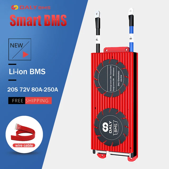 DALY BMS 20S 72V 80A-250A Li-ion Battery Protection Board Common Port W/Balance £51.48 - PicClick UK