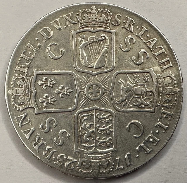 1723 KING GEORGE I South Sea Company SSC Silver Crown £1,250.00 ...