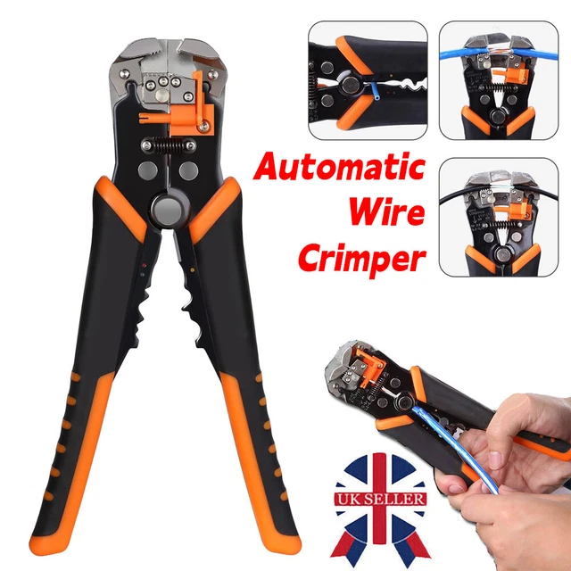 3 IN 1 Automatic Ratchet Wire Stripper Cutter Crimper Cable Plier ...