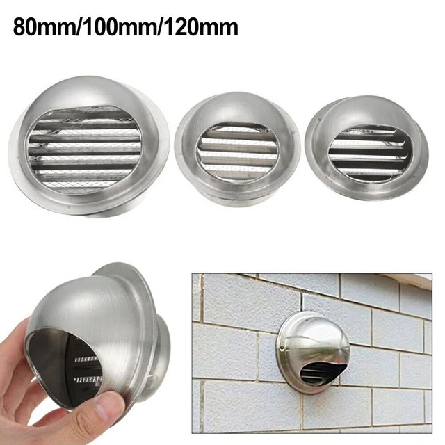 GRILLE DE SORTIE d'air murale en acier inoxydable compatible avec tous ...