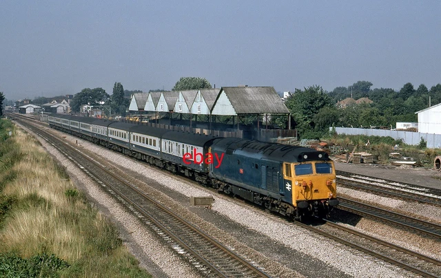 ORIGINAL 35MM SLIDE BR Class 50 no.50046 at West Drayton +rights for ...