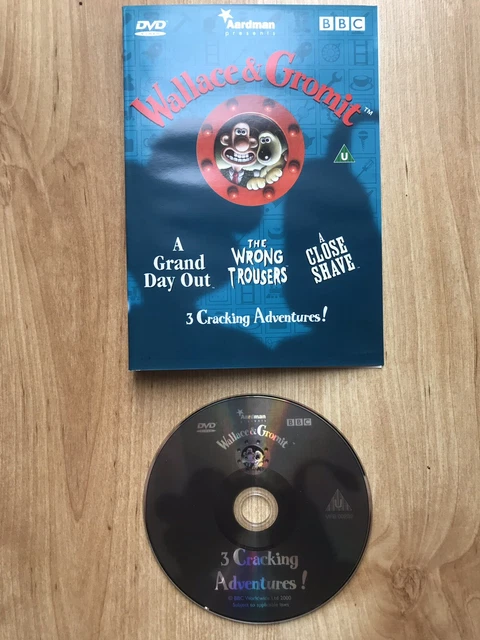 [DISC+COVER ONLY] WALLACE And Gromit - 3 Cracking Adventures (R2 PAL ...