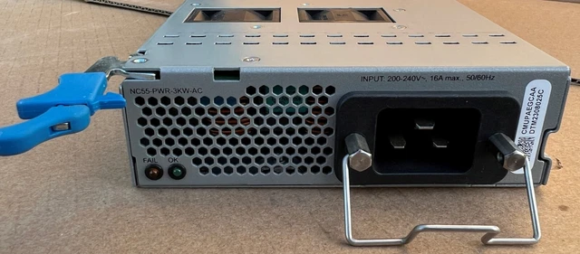 CISCO NCS5500 AC PSU, AHF-2DC-3000W-P, NC55-PWR-3KW-AC V01, 210-240VAC ...