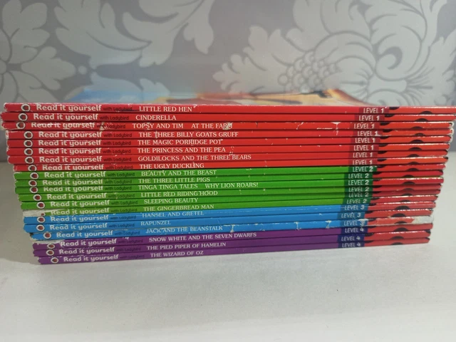 READ IT YOURSELF Ladybird (Level 1-2-3-4) 20 Books Ages 5-7 Paperback Bundle EUR 23,30 - PicClick IT