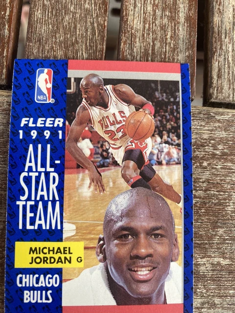 CARTE MICHAEL JORDAN Fleer 1991 All-Star Team #211 rare EUR 1,82 ...