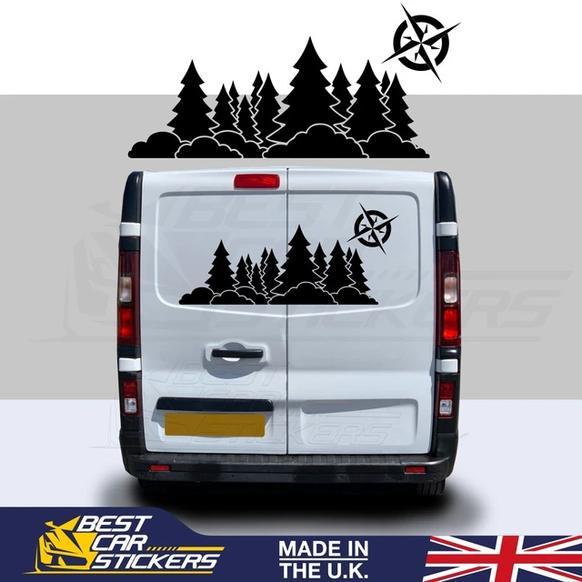 COMPAS STICKERS MOTORHOME CamperVan Stickers Graphics Decals Caravan ...