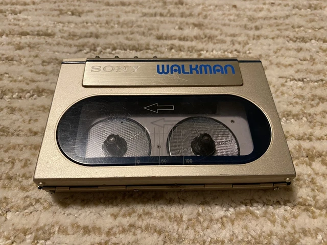SONY WALKMAN WM-10 Vintage Lettore di cassette Blu SOLO PER PARTI EUR ...