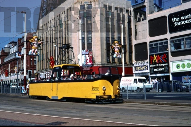 35MM SLIDE BLACKPOOL Transport Single Decker Tram Strassenbahn 602 2003 Original £4.99 - PicClick UK
