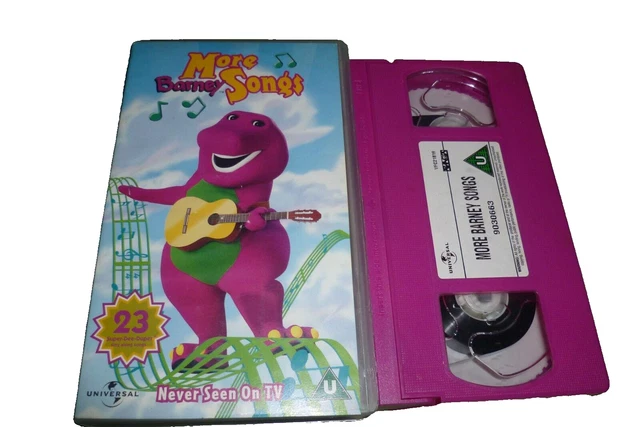 MORE BARNEY SONGS Pal/Vhs £18.39 - PicClick UK