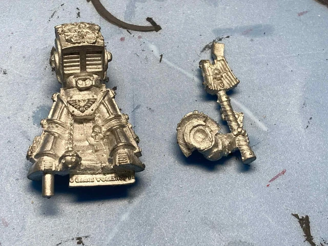 TERMINATOR CHAPLAIN METAL missing bolter OOP Warhammer 40k, Space ...