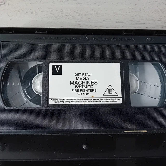 MEGA MACHINES FIRE Fighters Vhs Tape - Rare Retro Kids Tv Show £14.38 - PicClick UK