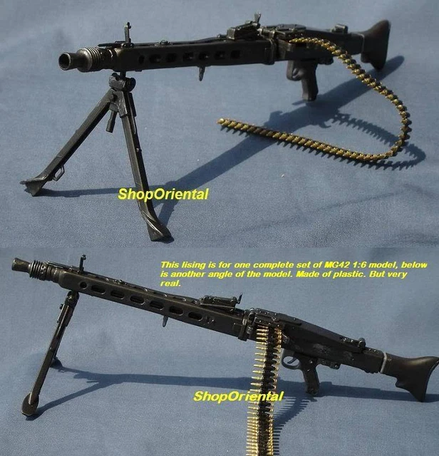 DRAGON 1:6 SCALE Action Figure WW2 GERMAN ARMY MG-42 MACHINE GUN ...
