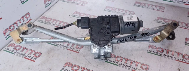 6Q1955119A MOTEUR ESSUIE-GLACE av pour SKODA FABIA (6Y) 1.2 12V SW 2001 ...