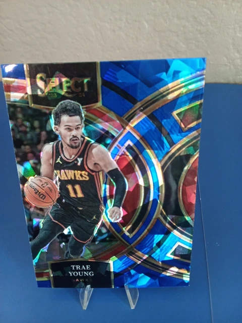 2023-24 NBA PANINI Select Trae Young Blu Cracked Ghiaccio Premier #158 EUR 1,09 - PicClick IT
