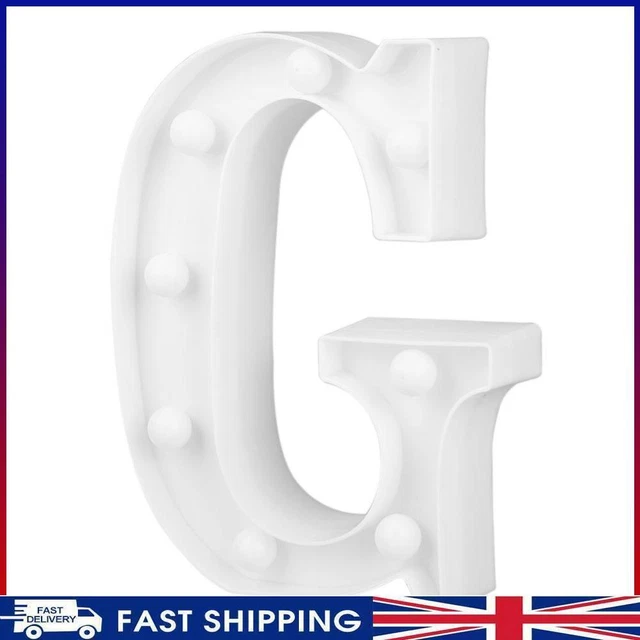 ~ ALPHABET LETTER LED Marquee Sign Lamp Wedding Party Decor Night Light ...