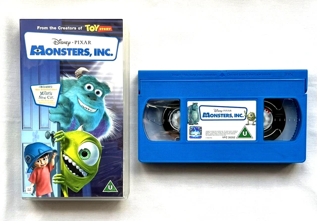 MONSTERS INC - Disney - Pixar - PAL VHS Video BLUE Tape £4.25 - PicClick UK