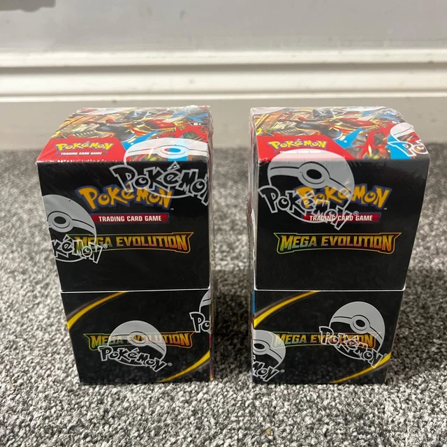 POKÉMON TCG MEGA Evolution Half Booster Box x 2 (36 PACKS)⭐️Brand New ...