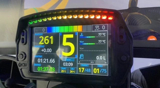 SIM RACINGSIM RACING 5" DDU display Dashboard Touchscreen 20 LEDS 2 ...