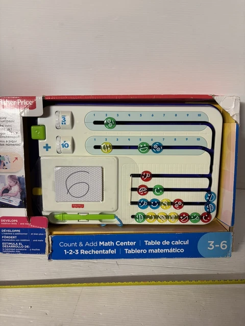 FISHER PRICE COUNT & Add Math Center Tavolo Matematico New! EUR 29,90 ...