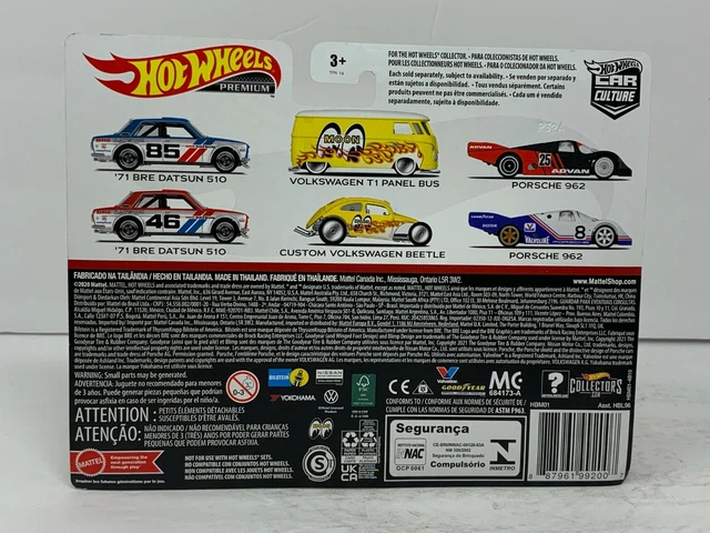 HOT WHEELS PREMIUM Car Culture Moon Eyes VW Volkswagen 2-Pack 1:64 ...