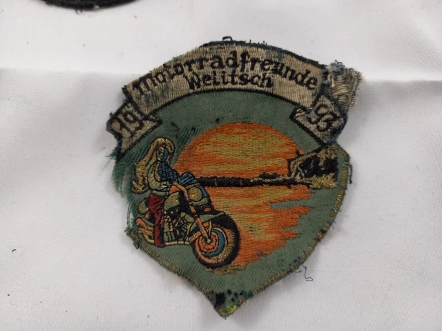MC PATCH MOTORRADFREUNDE Welitsch 1993 Aufnäher Rocker Kutte Motorrad ...