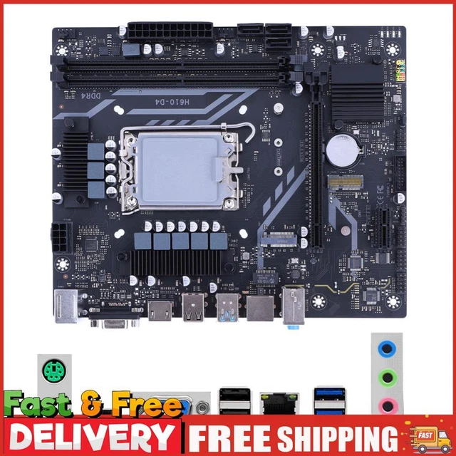 H610 MOTHERBOARD LGA1700 Desktop Motherboard 2*DDR4 64GB for 12 Gen Processor £62.63 - PicClick UK