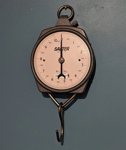 SALTER SCALES SPRING Commercial Model 235 10 kg X 50g Scales Weighing ...