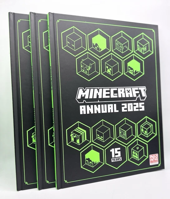 MINECRAFT ANNUAL 2025: The new official fully illustrated annual £9.99 ...