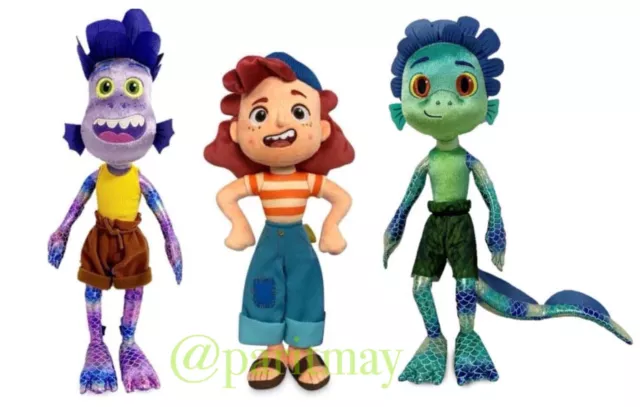 Disney Pixars Luca Luca And Alberto Sea Monster And Giulia Plush New With Tag 14321 Picclick Ca