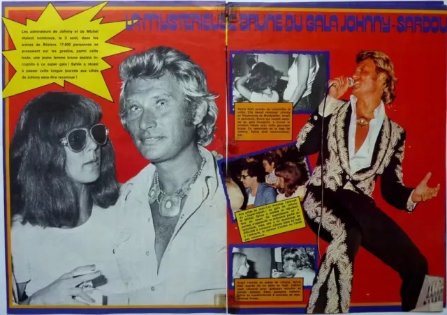 SYLVIE VARTAN MICHEL Sardou Johnny = Coupure De Presse 4 Pages 1974 ...