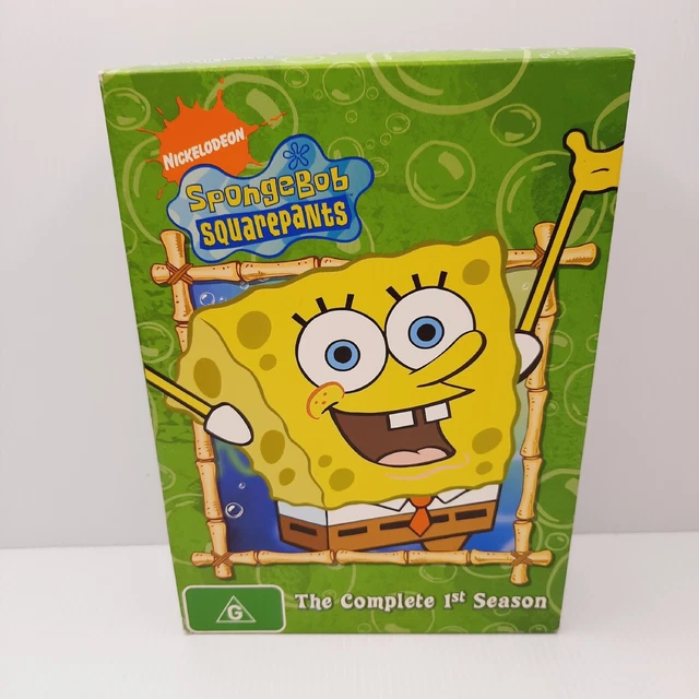 SPONGEBOB SQUAREPANTS COMPLETE Season 1 DVD Boxset 3 Discs Region 4 EUR ...