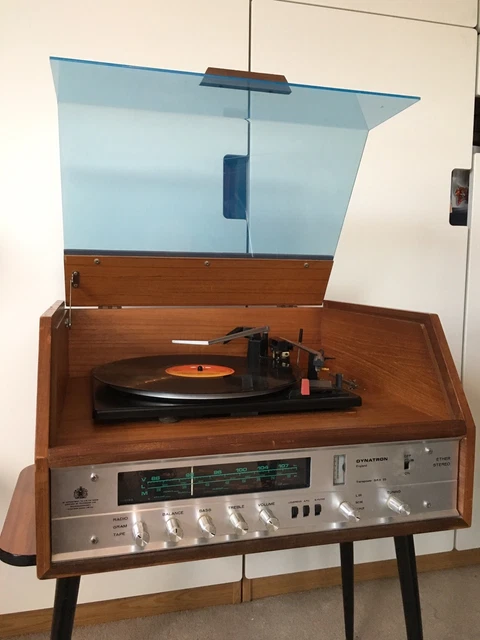 RARE DYNATRON HFC 11 Garrard Turntable Radiogram Record Player 60s ...