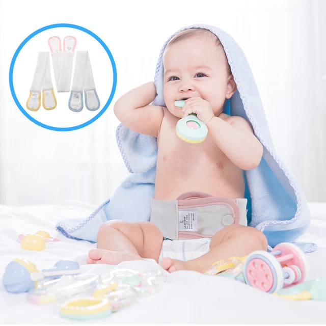 3PCS INFANT DIAPER Fastener Baby Belly Band Belly Button Shaper £8.79 ...