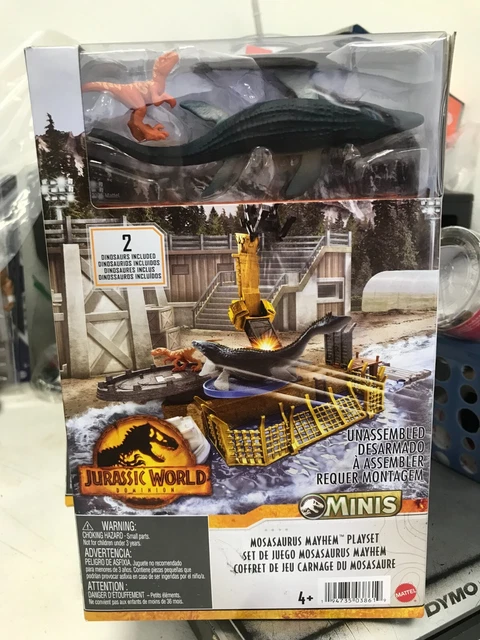 ENSEMBLE DE JEU Mattel Jurassic World Mosasaurus Mayhem Minis Mattel ...
