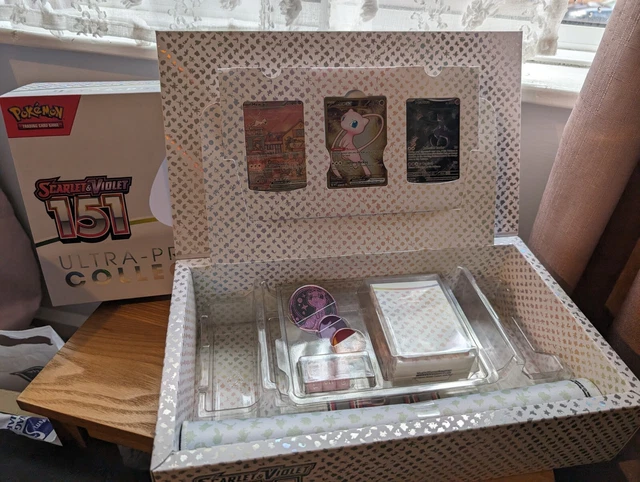 POKÉMON: 151 MEW Ultra Premium Collection Box - Opened - Promo and ...