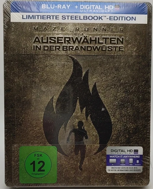 MAZE RUNNER DIE Auserwählten in der Brandwüste Limited Steelbook Blu-ray NEU OVP EUR 7,45 ...