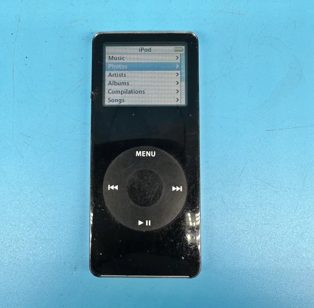 APPLE IPOD NANO A1137 Original 1st Generation Media Player 4GB Black ...