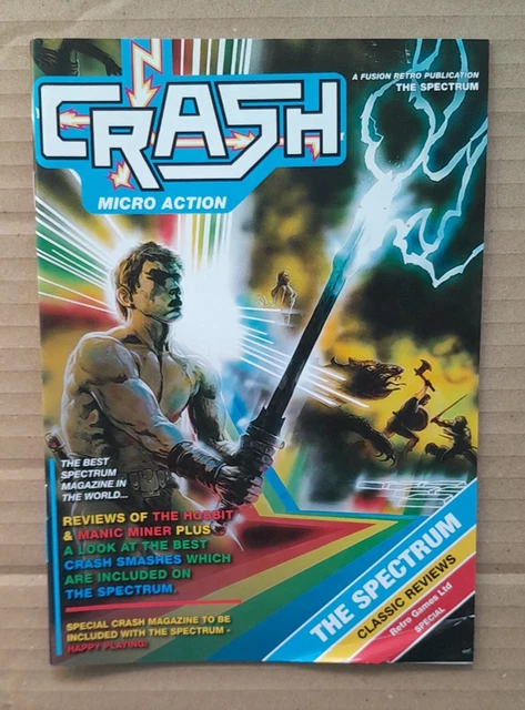 CRASH MICRO ACTION Magazine Special The Spectrum Fusion Retro Books £4. ...