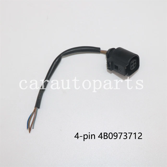GENIUNE 4-PIN CONNECTOR Plug Pigtail 4B0973712 For VW Jetta Beetle Golf ...